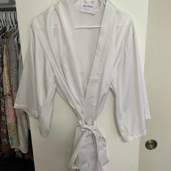 Intimates & Sleepwear | Mason Grey Luxe Satin Komono | Poshmark